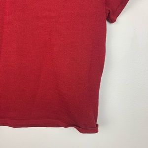 Tops | Vintage Red Short Sleeve Crop Top | Poshmark